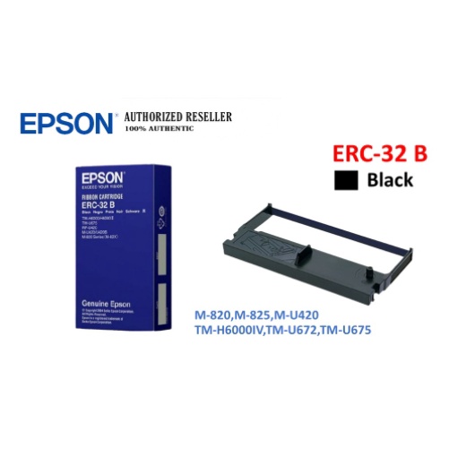 หมึกพิมพ์ Printer Epson ERC-32 Black Ribbon Cartridge คุณภาพดี ราคาถูก ...