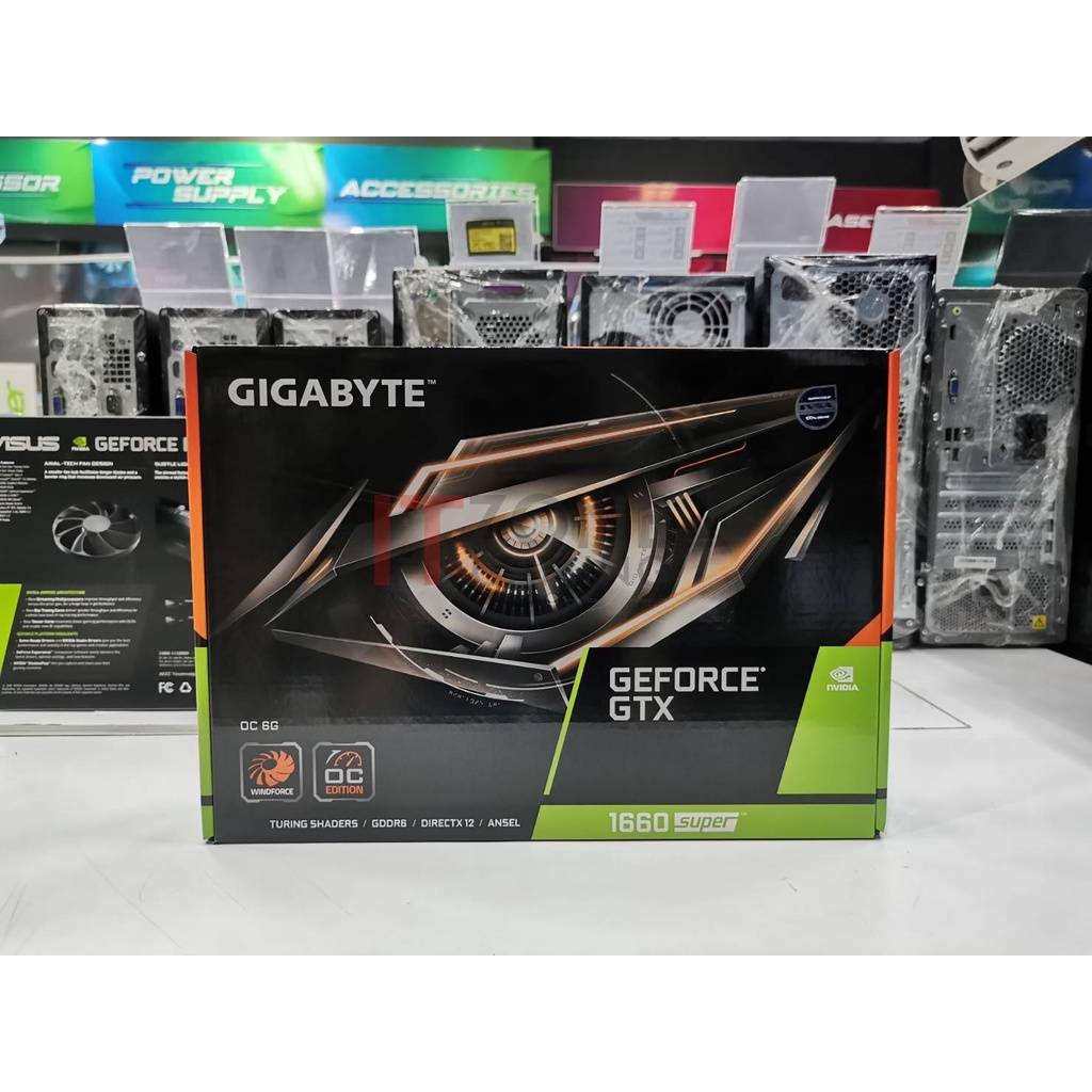 VGA GIGABYTE GEFORCE GTX 1660 SUPER OC - 6GB GDDR6 รับประกัน 3 ปี | Shopee Thailand