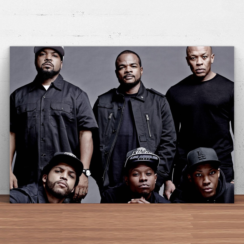 โปสเตอร์โลหะดีบุก ลาย Compton NWA Rap Legend Music สําหรับตกแต่งผนัง ...