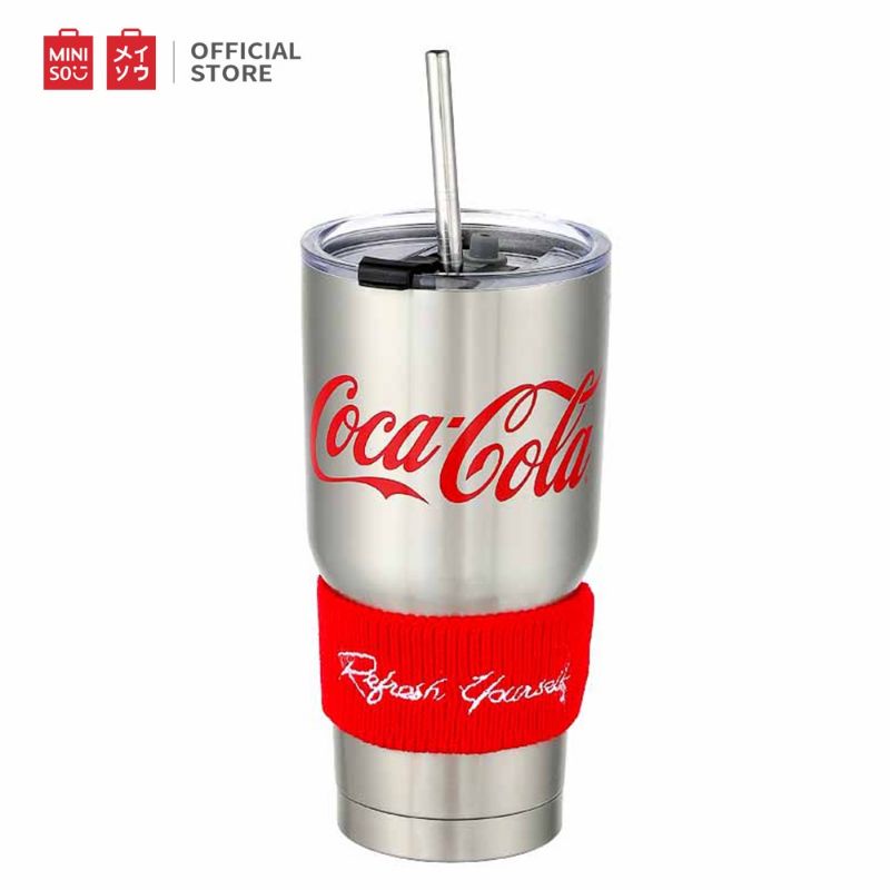 MINISO x Coca-Cola แก้วเก็บความเย็น 850 ml.(no box) | Shopee Thailand