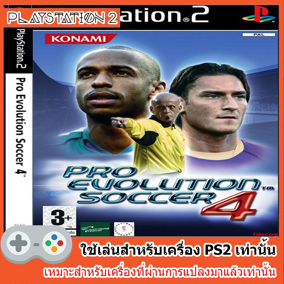 แผ่นเกมส์ PS2 - Pro Evolution Soccer 4 | Shopee Thailand