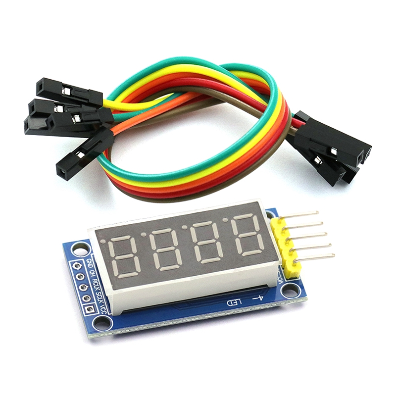 โมดูล4 Bit หลอดดิจิตอลโมดูล Led Display 4 Bit Serial 595 ไดรฟ์ | Shopee ...
