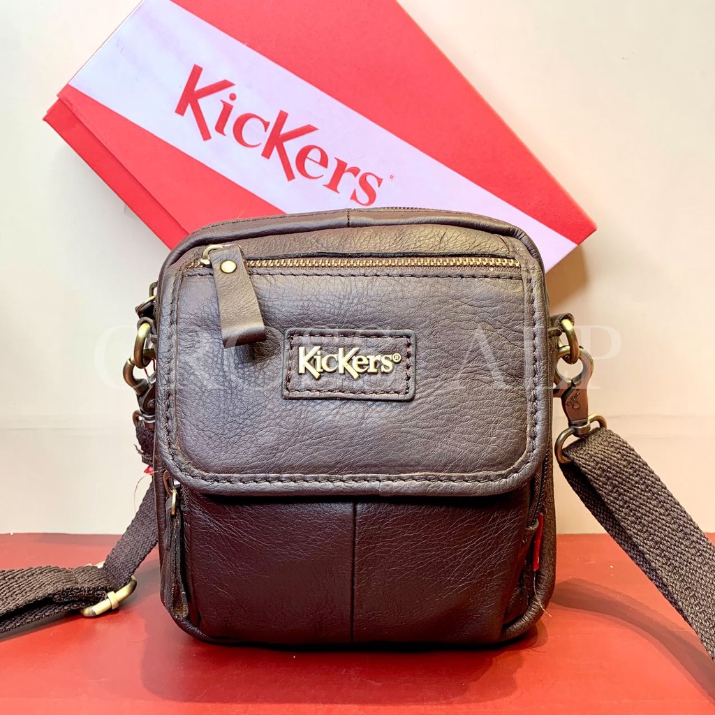 Kickers Sling Bag กระเป๋าหนังติดเข็มขัด (2 in 1) 1KIC-S 88223 89229 ...