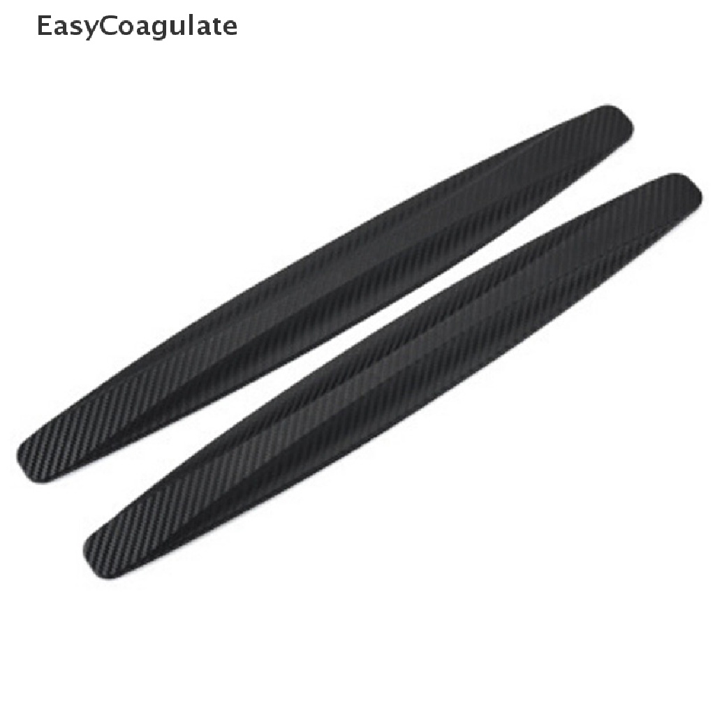 Eas 1 pair Car Bumper Carbon Fibre Protector Corner Guard Scratch ...