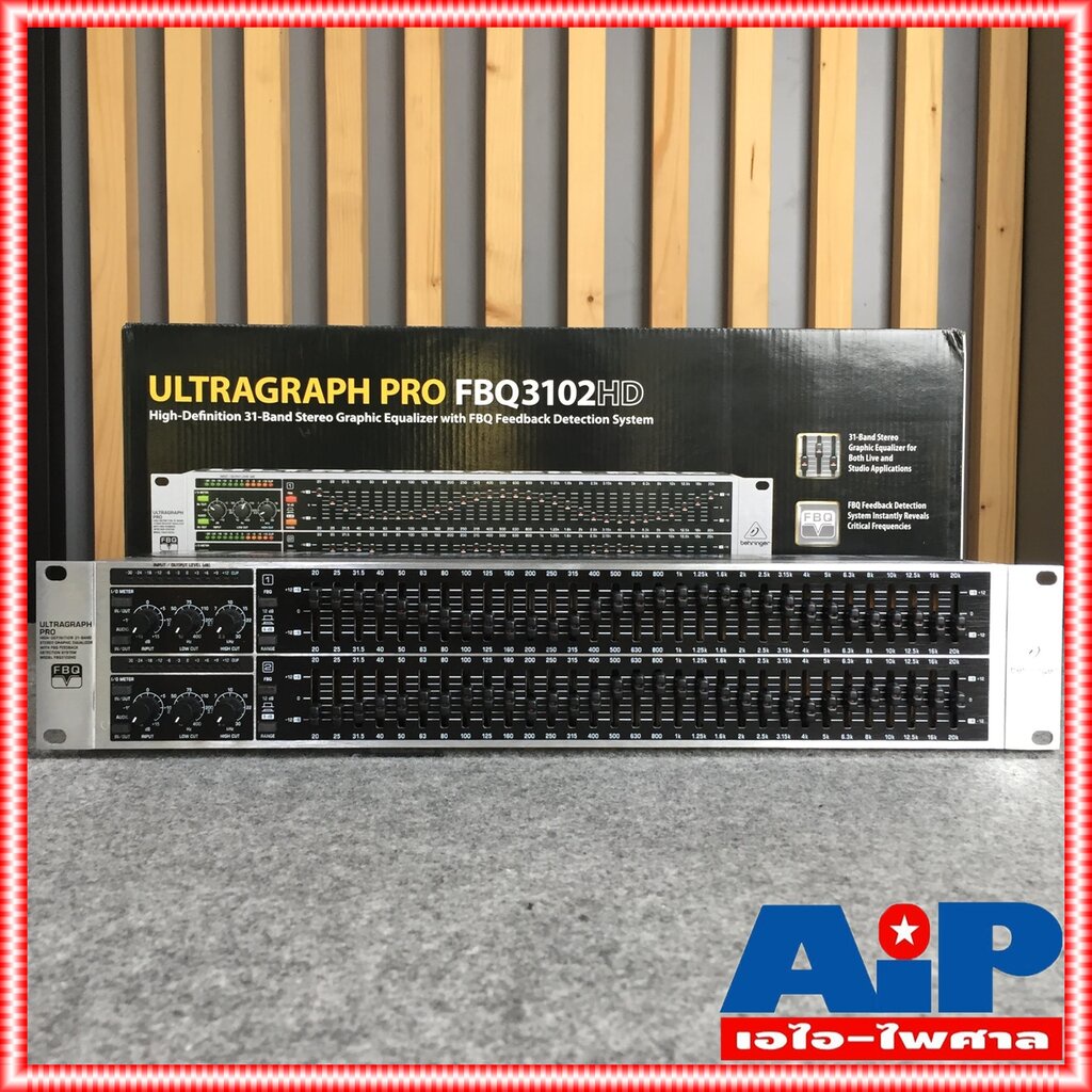 BEHRINGER FBQ-3102 EQ fbq 3102 fbq3102 เครื่องปรับแต่งเสียง เครื่อง ...