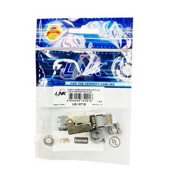 Link US-1071S Shield Cat 6A RJ45 Modular Plug ตัวผู้ Field Terminated ...
