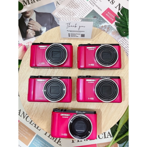 Casio Zr1500 สีชมพู กล้องฟรุ้งฟริ้ง ถ่ายภาพสวย อมชมพู ใช้งานง่าย รุ่น ...