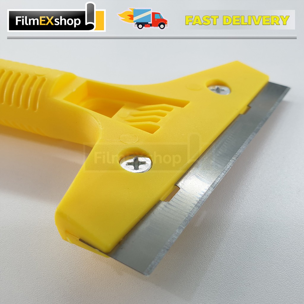 มีดขูดทำความสะอาดกระจก มีดขูดสี ลอกฟิล์ม คัตเตอร์ขูดสี เครื่องมือติดฟิล์ม Scraper SCR-02 ...