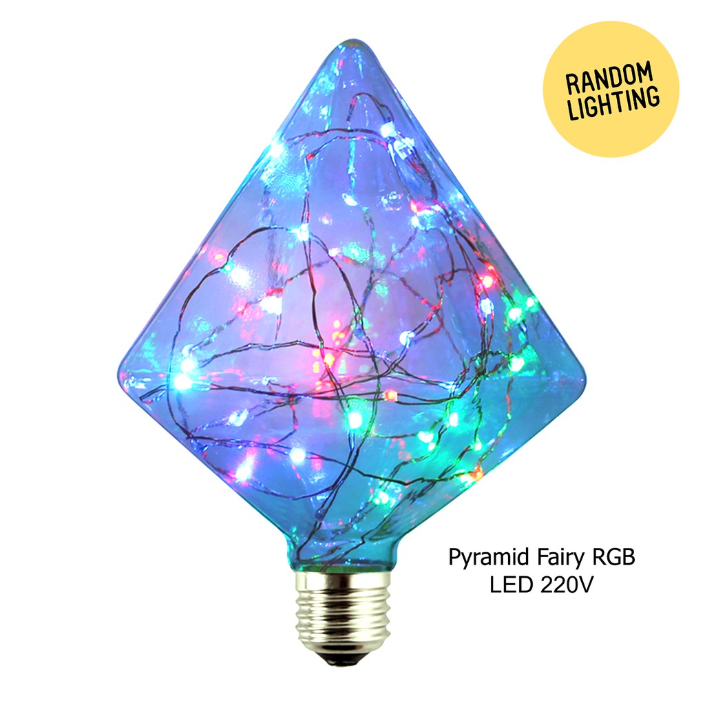 หลอดไฟ LED Pyramid (คละแบบ) | Shopee Thailand