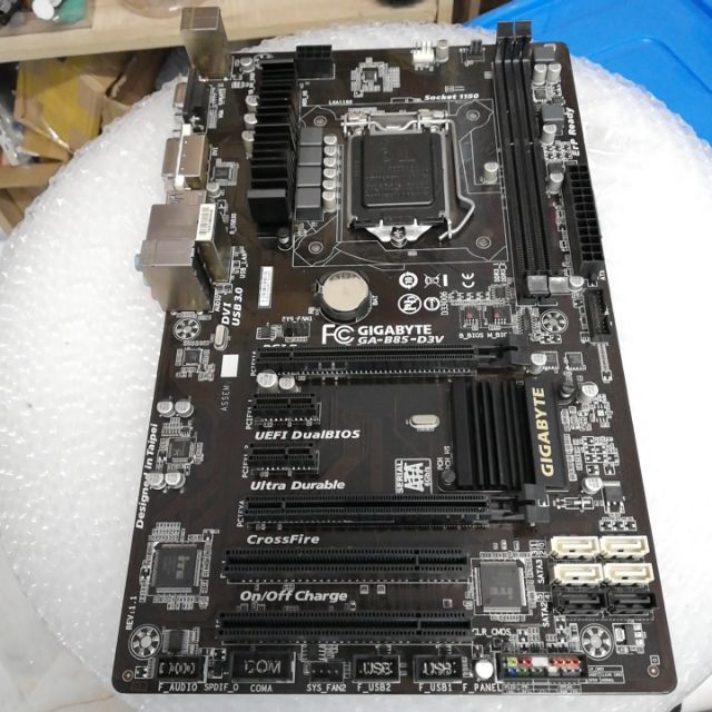 เมนบอร์ด Gigabyte GA-B85 D3V A LGA1150 รุ่นที่ 4 (มือสอง) | Shopee Thailand