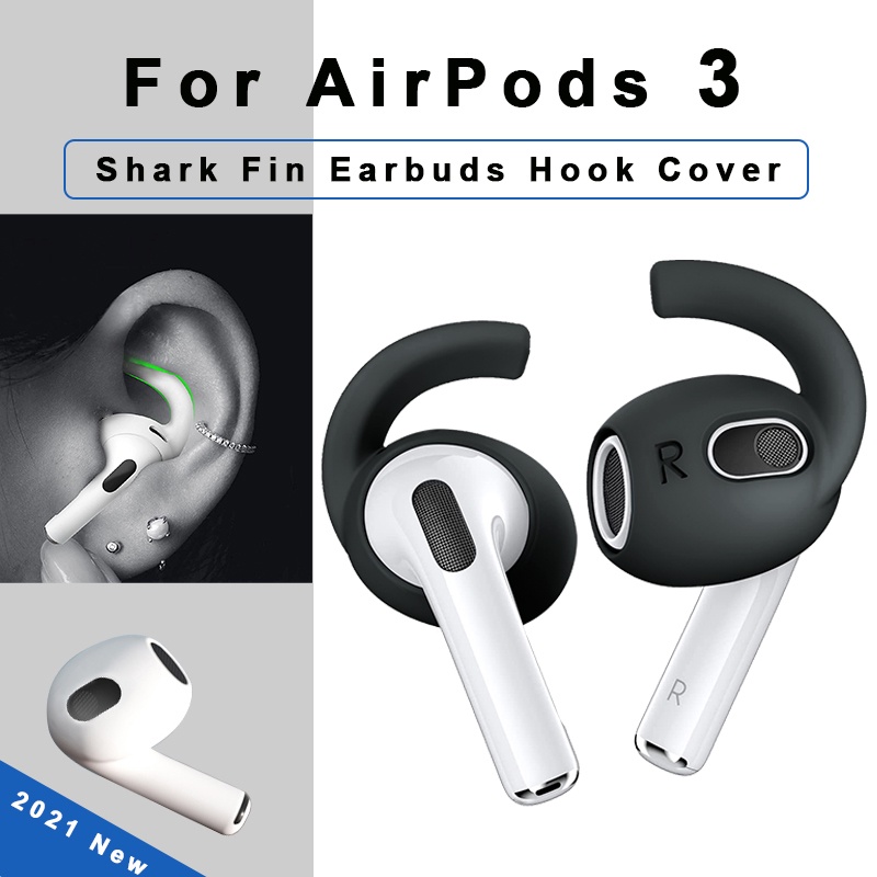 สําหรับ Apple Airpods 3 หูฟัง Anti Slip ที่เกี่ยวหูกรณี Anti Lost Shark ...