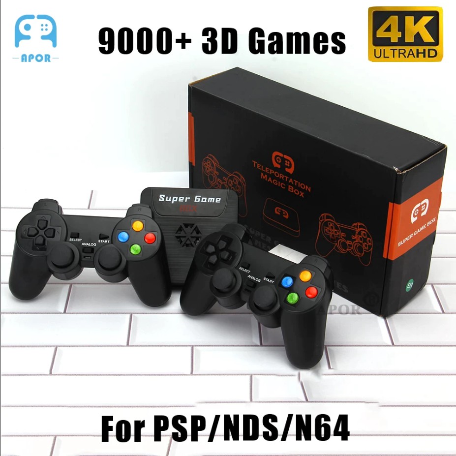 เครื่องเล่นเกมส์ Super Box X5 Super Retro Video Game Box Console HD 4K ...