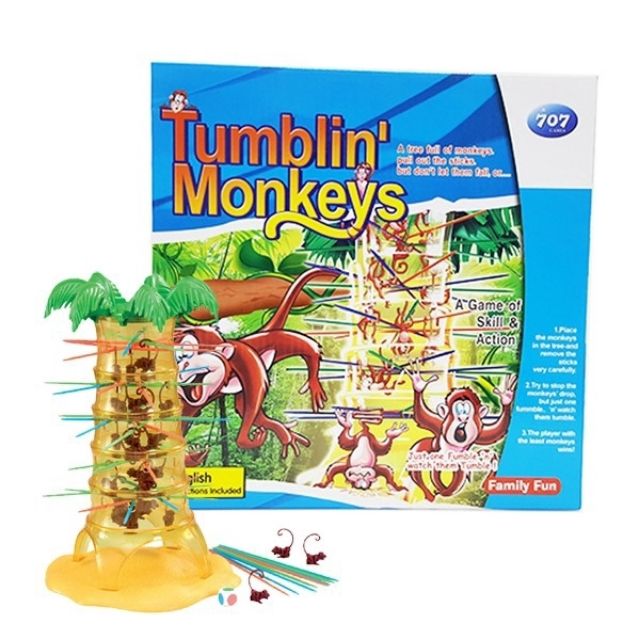 Tumbling monkey เกมลิงเสียบไม้เกมส์บอร์ด เสริมพัฒนาการ เกมส์ ลิงตก ...