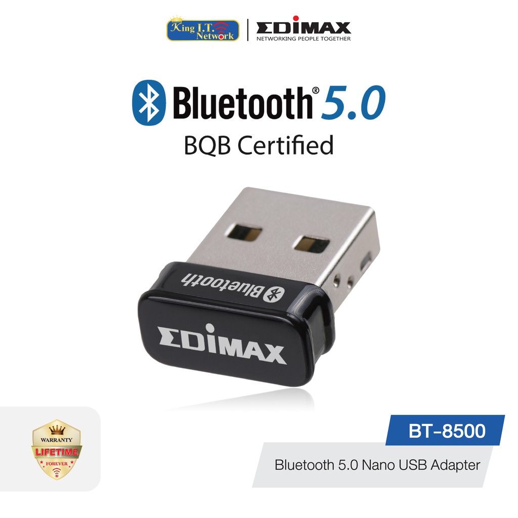 EDIMAX (BT-8500) Bluetooth 5.0 Nano USB Adapter | Shopee Thailand