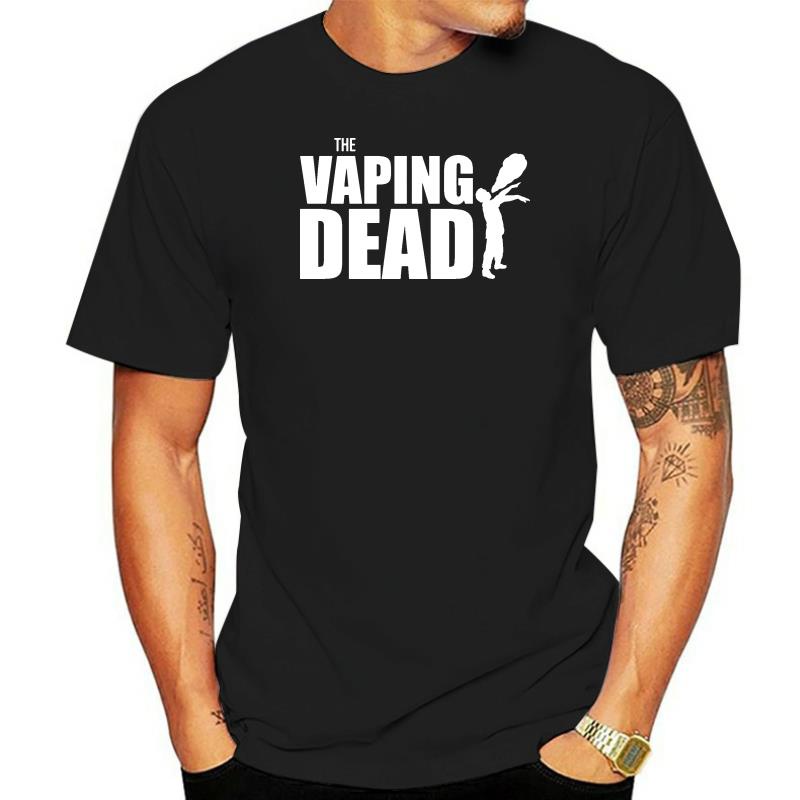 เสื้อยืดผ้าฝ้าย เสื้อยืด ผ้าฝ้าย 100% พิมพ์ลาย Vaping Dead Zombie Vape ...