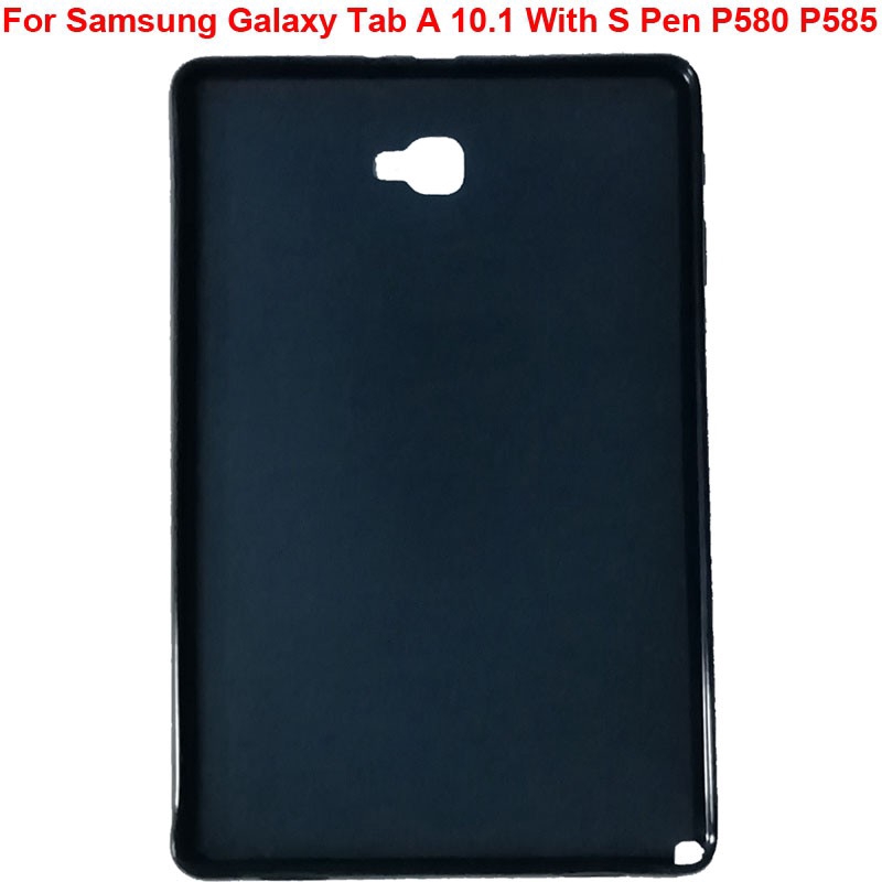 กรณีป้องกัน ซัมซุง Samsung Galaxy Tab A A6 10.1 With S Pen เคส หุ้ม P580 Case SM-P585 Soft TPU ...