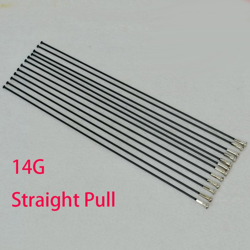 จักรยาน Spokes 45 เหล็ก 14G Basikal Spoke 2.0 มม.14 มม.ทองแดงหัวนมตรงดึงชิ้นส่วนจักรยานสแตนเลส ...