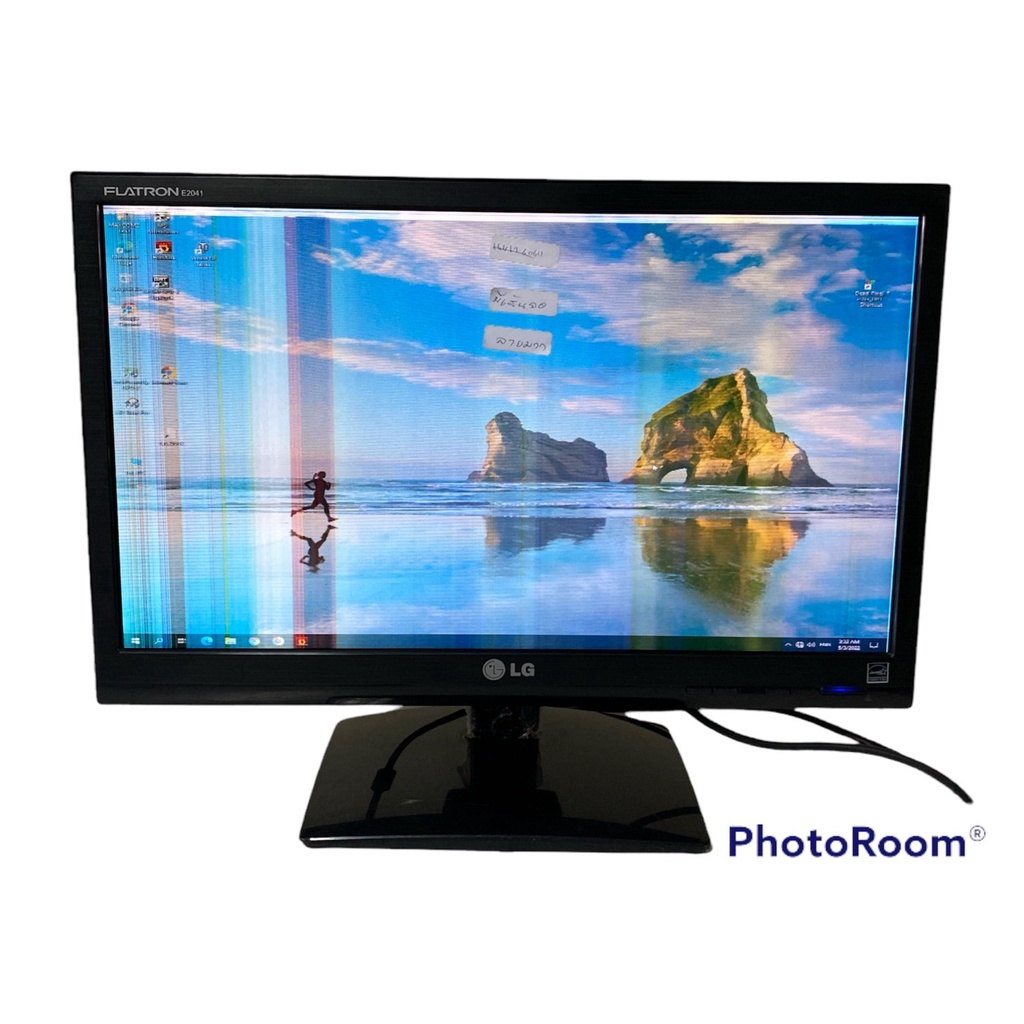 จอคอมพิวเตอร์ LG 20นิ้ว รุ่น E2041T-BN ขายแบบมีตำหนิ่ จอเป็นเส้น จอ ...