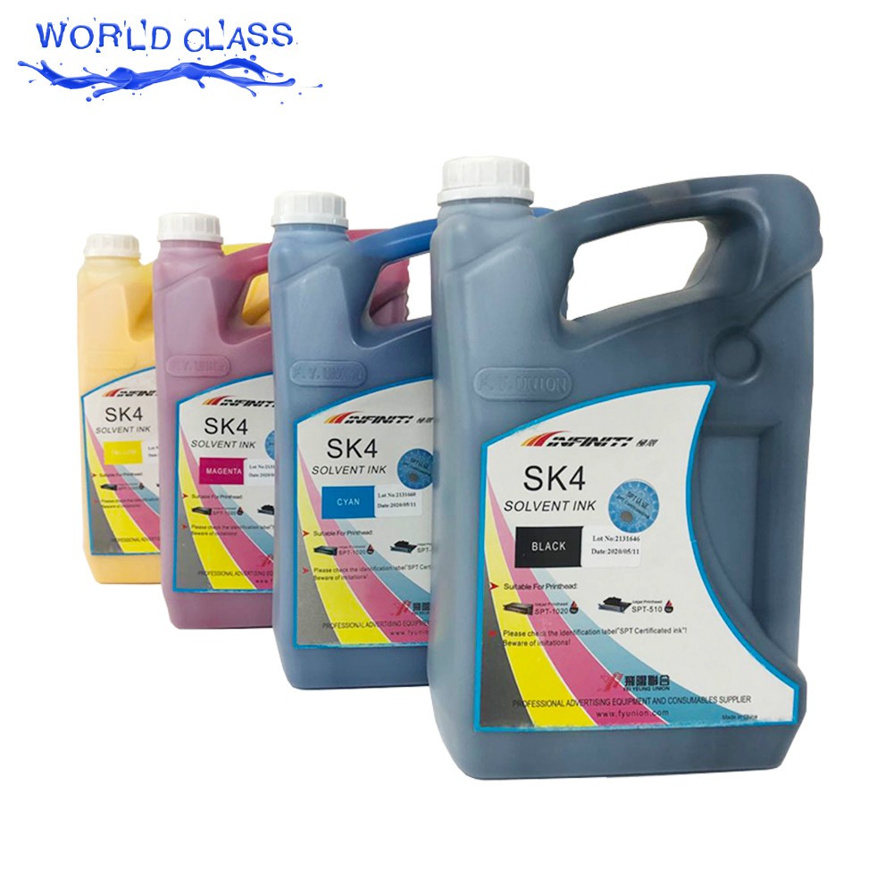 หมึกพิมพ์ หมึก SK4 Infiniti Solvent Ink (5L) SEIKO SPT 510/35pl 1020 ...