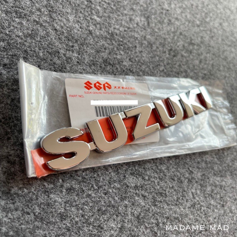 แท้ศูนย์ 💯% โลโก้ SUZUKI ติดท้าย ขนาด 15.5x2.3cm (UOR-77831-54GB0-0PG ...