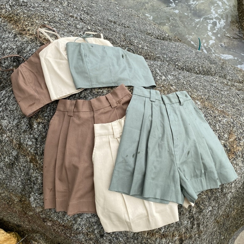 vacation set (linen) | Shopee Thailand