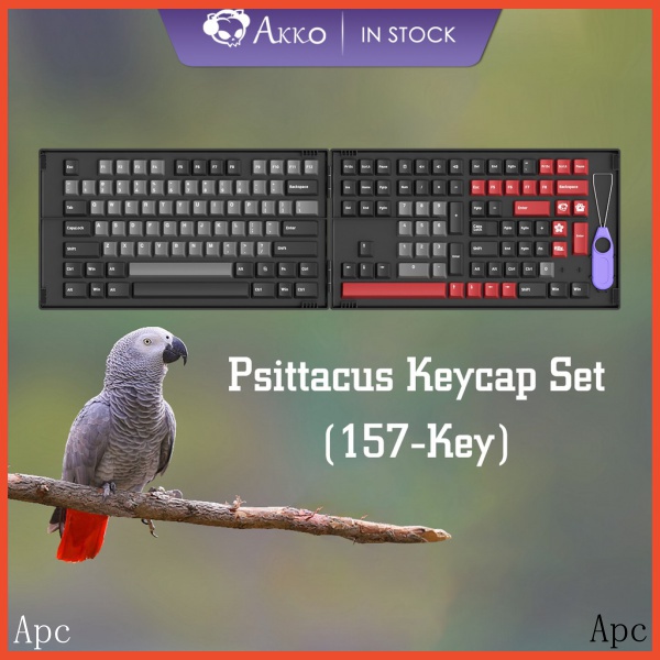 Akko keycap ฝาครอบคีย์บอร์ด akko psittacus gmk pbt Keycaps low profile ...