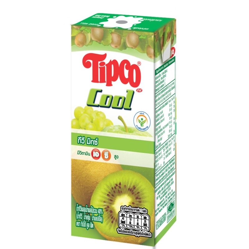 ทิปโก้ คูล (1เเพคมี3กล่อง) Tipco cool น้ำผลไม้ | Shopee Thailand