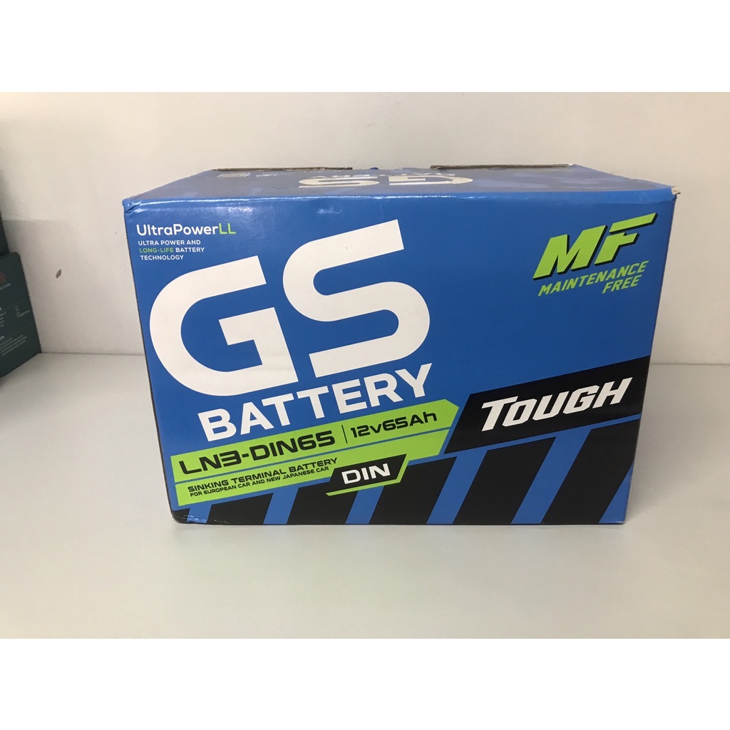 แบตเตอรี่ รถยนต์ GS LN3 DIN65 | Shopee Thailand