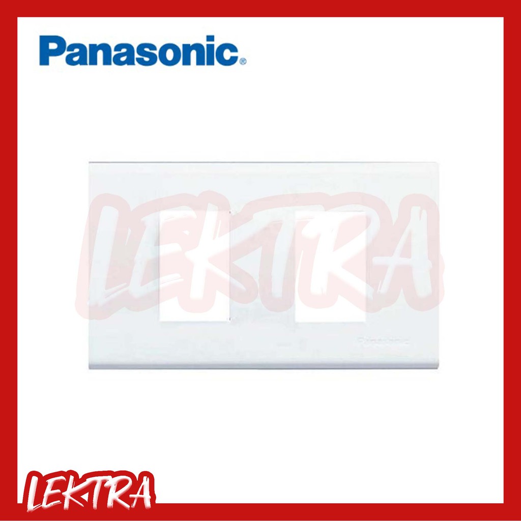 Panasonic หน้ากาก 1ช่อง 2ช่อง 3ช่อง 4ช่อง 6ช่อง 2ช่องกลาง WEG6801 WEG6802 WEG6803 WEG6804 ...