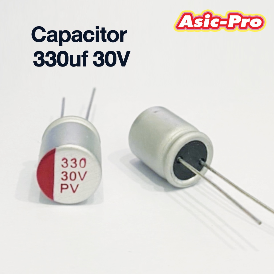 10ตัว Capacitor 330uf 30V อะไหล่ (พร้อมส่ง) | Shopee Thailand
