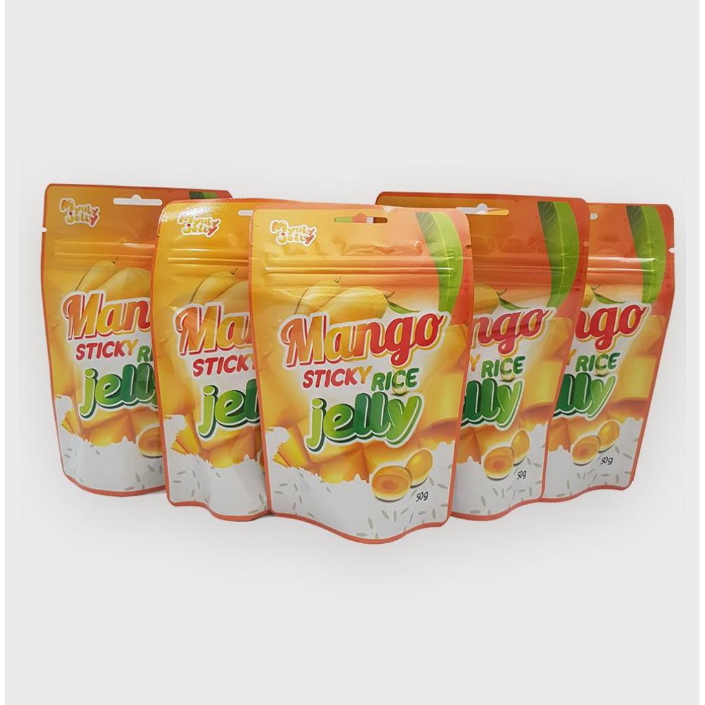 ขนมเยลลี่เคี้ยวหนึบ รสข้าวเหนียวมะม่วง mango sticky rice jelly | Shopee ...