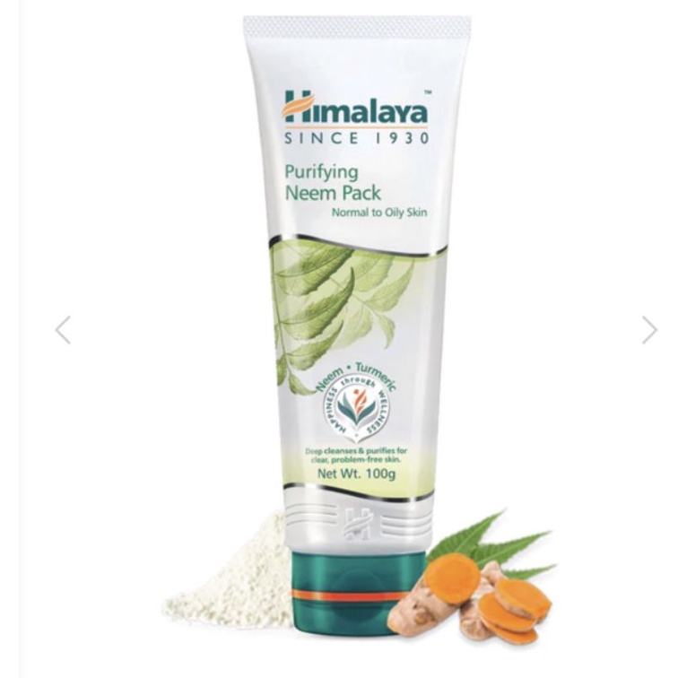 Himalaya Purifying Neem Pack 100 g ครีมพอกหน้าลดสิว ผิวมัน | Shopee ...