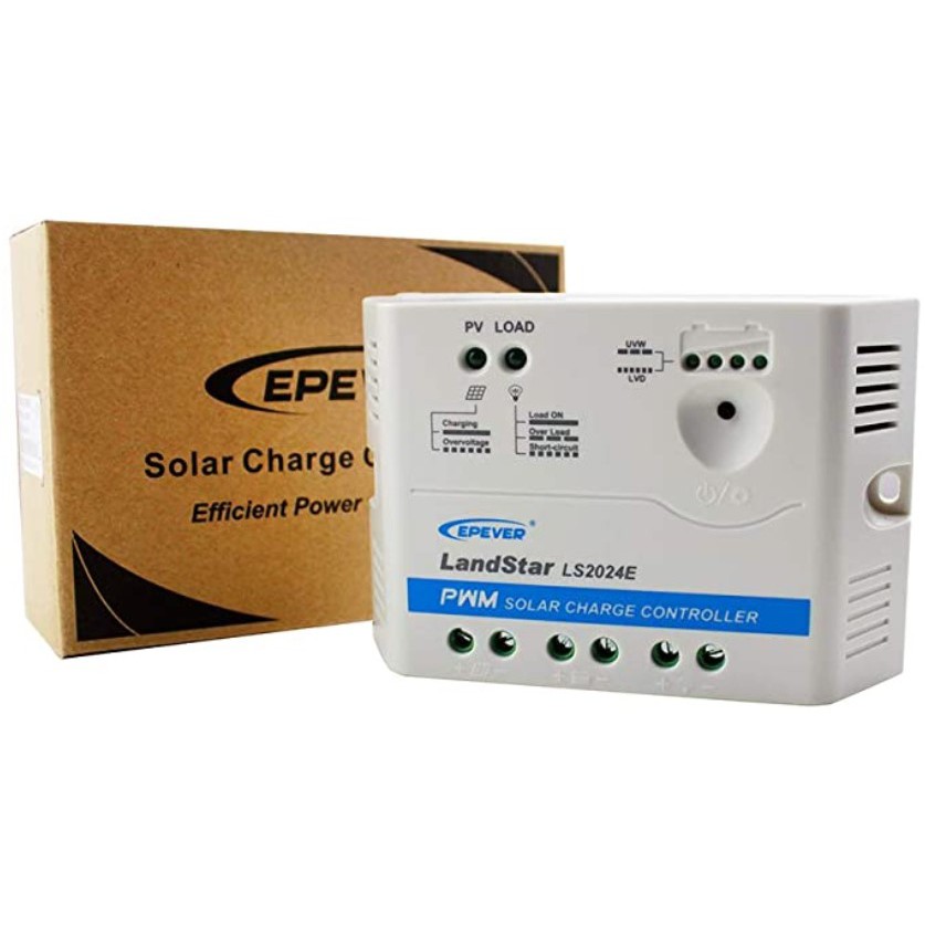 EPEVER PWM โซล่าร์ชาร์จเจอร์ คุณภาพดี ถึก ทน 20A 12V/24V รุ่น LS2024EU PWM Solar Charger ...
