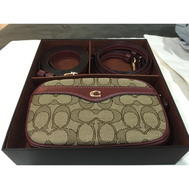 Coach set box สะพายข้างได้ คาดอก คาดเอว | Shopee Thailand