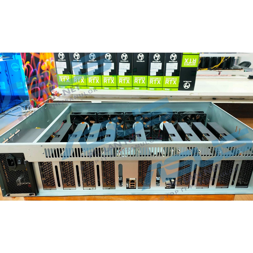 Mining Rig With Maxsun RTX3060 12GB LHR V.2 9 ใบ (พร้อมขุด จัดส่งในไทย ...