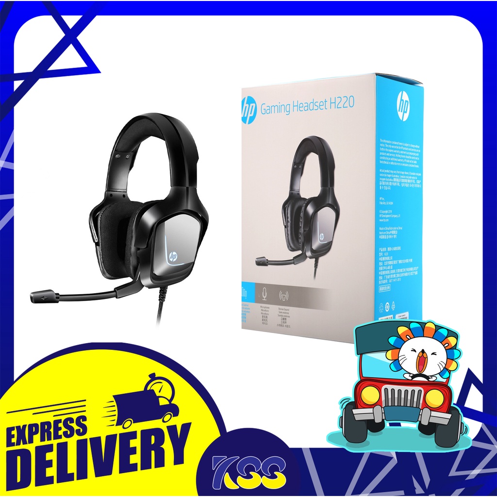หูฟัง หูฟังเล่นเกม หูฟังเกมมิ่ง HP Gaming Headset H220 Jack3.5mm Black รับประกัน 1 ปี | Shopee ...