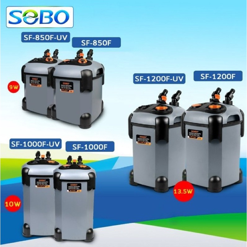 SOBO SF-850F/SF-850F-UV/SF-1000F/SF-1000F-UV/SF-1500F/SF-1500F-UV กรอง ...