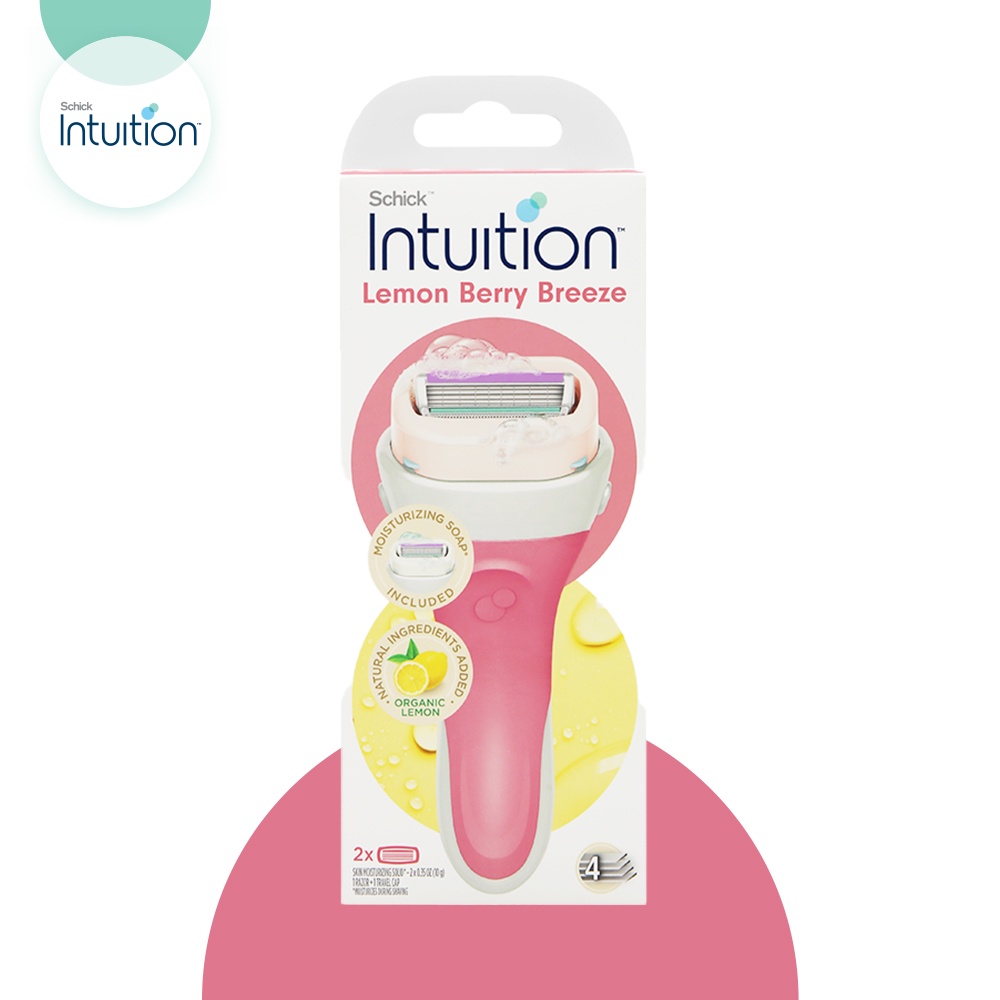 Schick มีดโกน Intuition Lemon Berry Breeze Razor (INL22) | Shopee Thailand