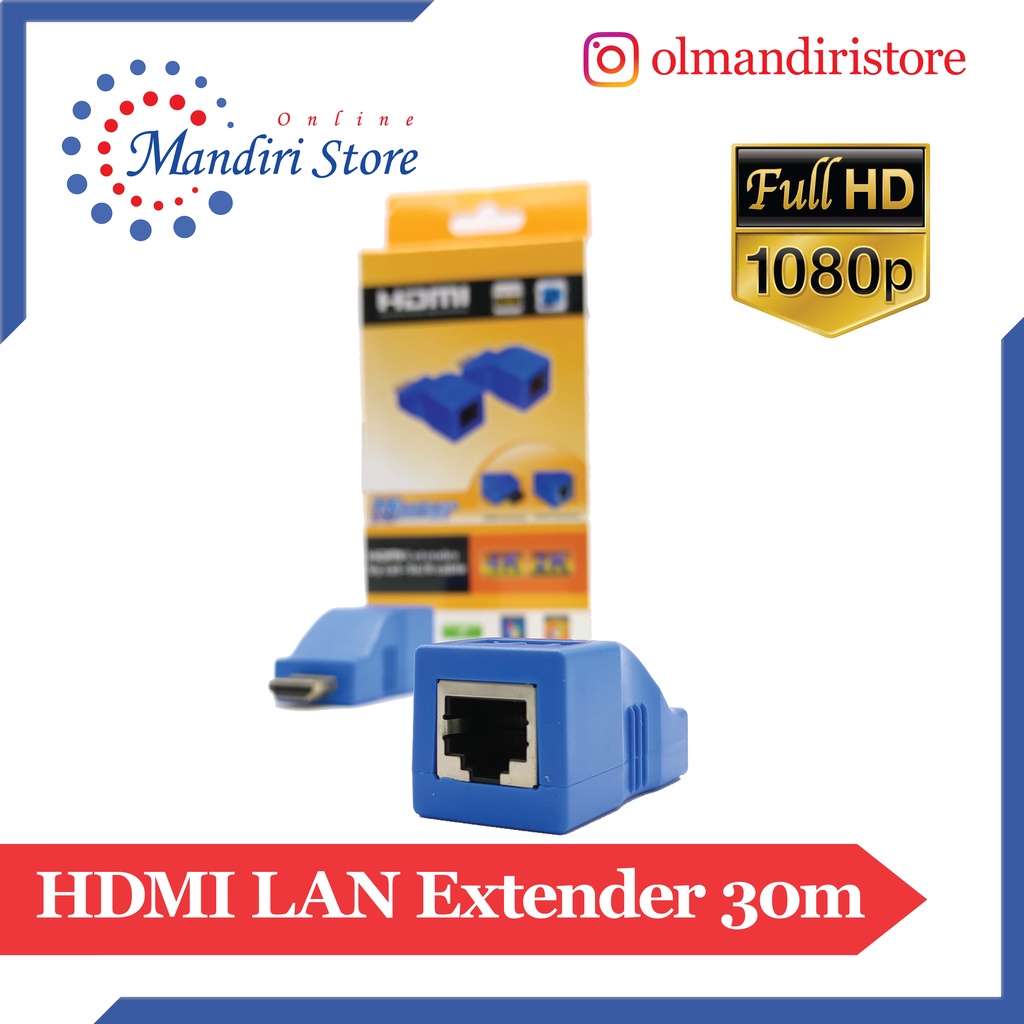 ตัวขยาย HDMI Lan 30 เมตร | Shopee Thailand