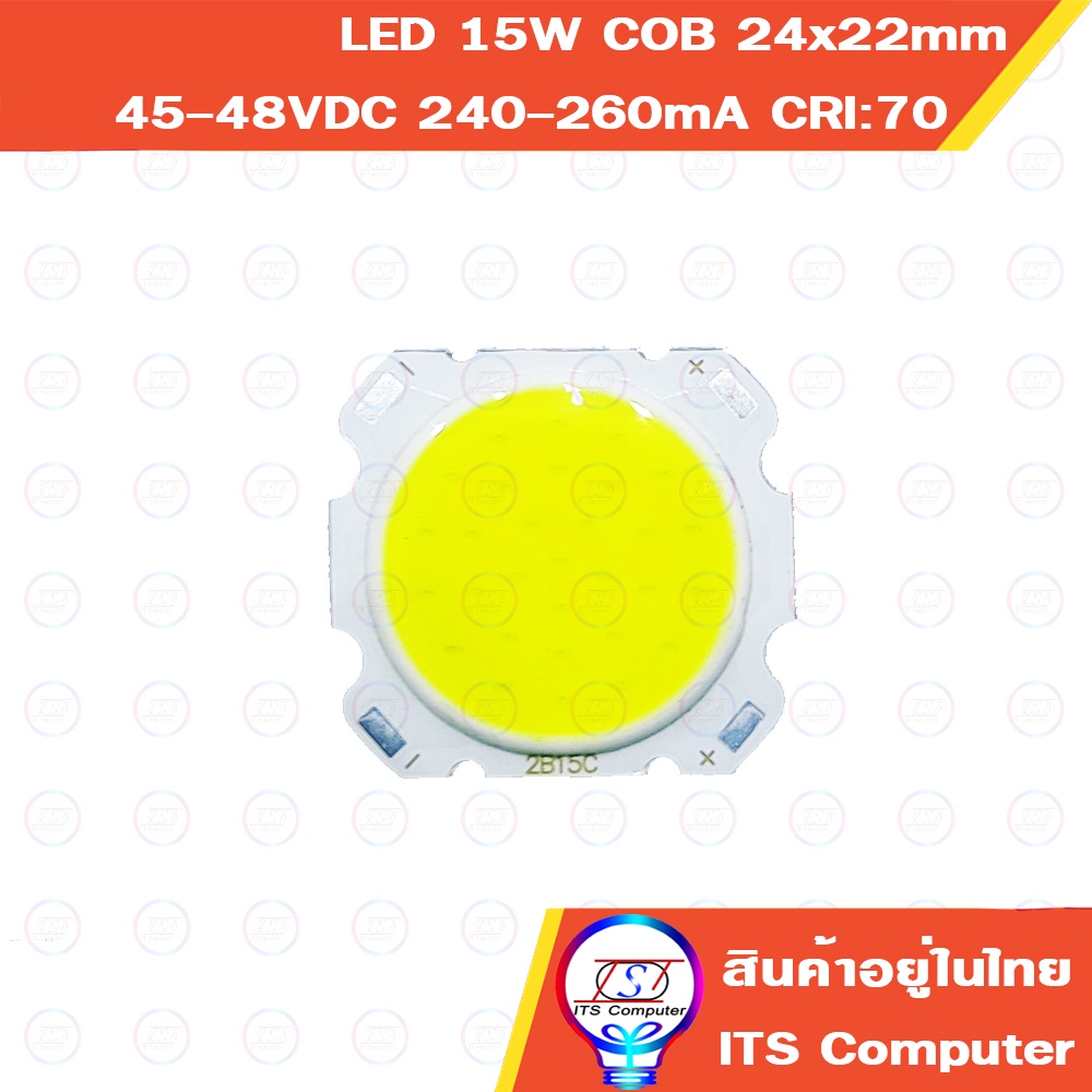 1ชิ้น 15W COB LED 2422 2224 15C2B 3000K 6500K 45-48VDC 240MA - 260MA ...