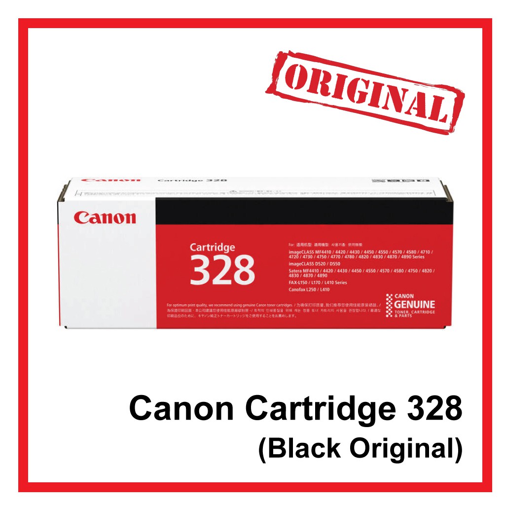 (โปรส่งฟรี!!) CANON 328 Black Original LaserJet Toner Cartridge (CANON ...