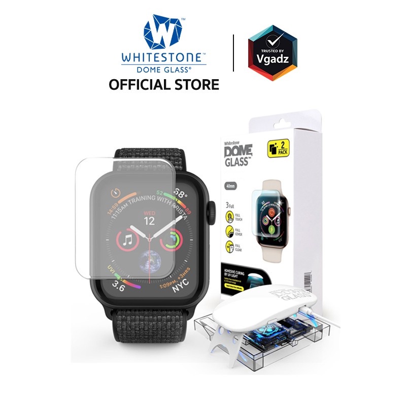 Whitestone Dome Glass - ฟิล์มกระจกสำหรับ Apple Watch Series 6/SE/5/4 ...