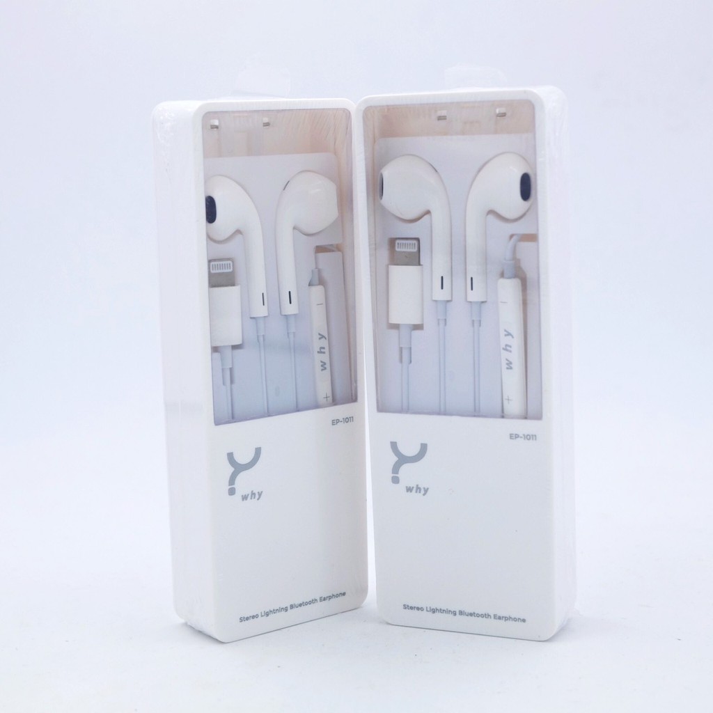 หูฟัง Port Lightning | WHY EP-1011 LIGHTNING EARPHONE # เชื่อมต่อ ...