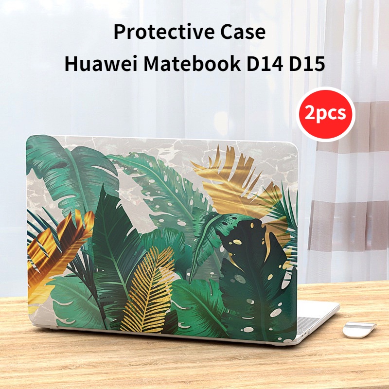 2 ชิ้น Huawei MateBook D15 กรณีคลุมทั้งหมด MateBook D14 D15 13 14 X Pro X 2020 Shell MagicBook ...