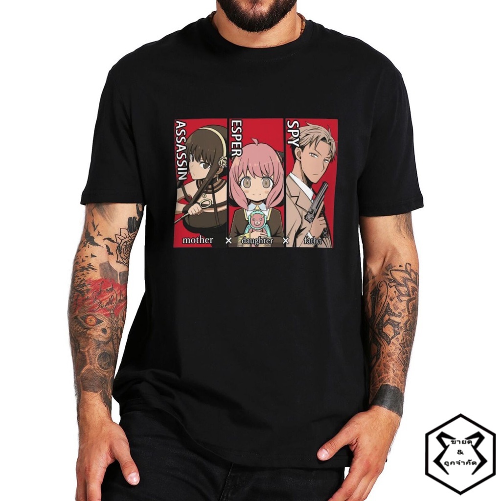 เสื้อยืด พิมพ์ลายการ์ตูนอนิเมะ Spy X Family Esper Assasin สไตล์ญี่ปุ่น ...