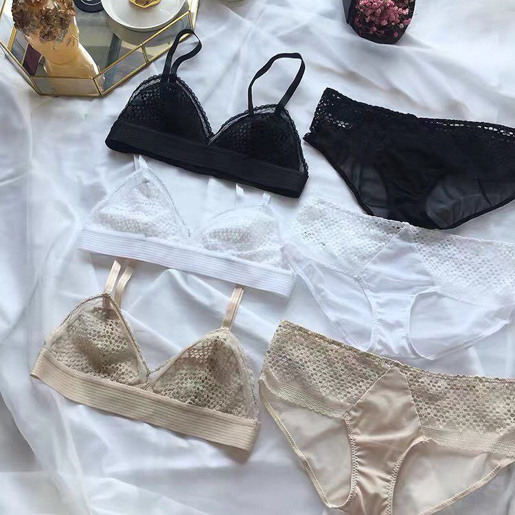 ibelly (606) : เซตบราลูกไม้ + กกน. | Shopee Thailand