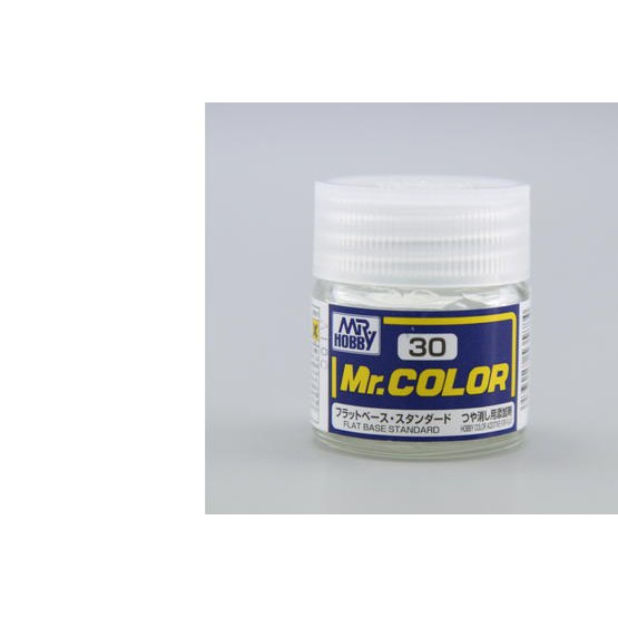 สีสูตรทินเนอร์ Mr.color C30 Flat Base Standard 10ml | Shopee Thailand