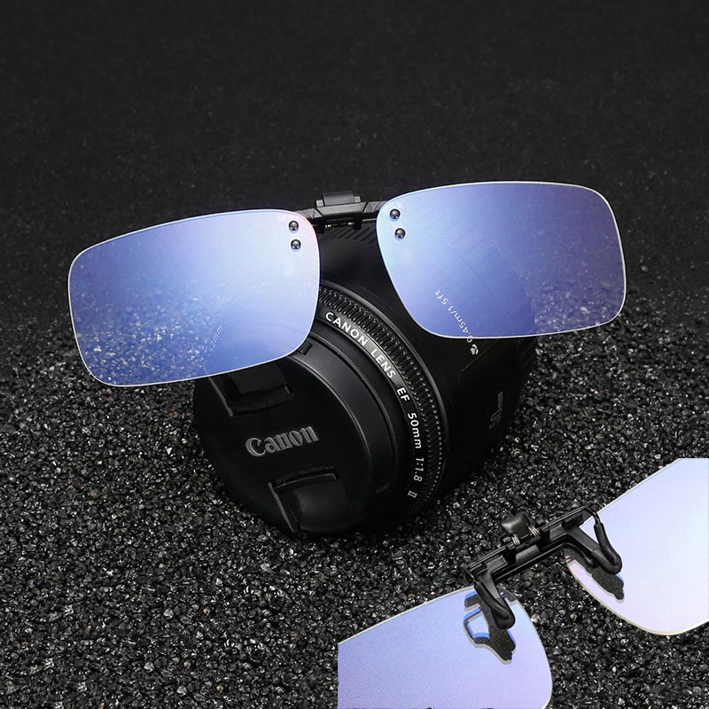 Anti & Block Blue Light Filter Cover แว่นตา Clip-on คอมพิวเตอร์ Gaming ...