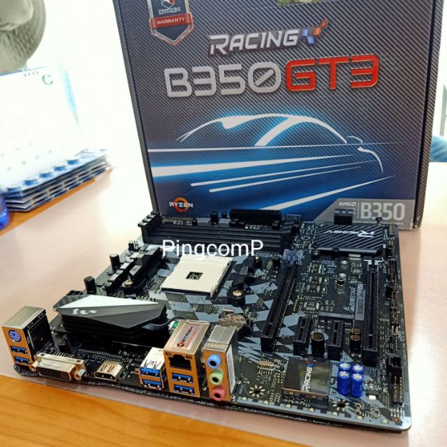 Mainboard ( เมนบอร์ด ) Am4 Biostar Racing B350 GT3 | Shopee Thailand