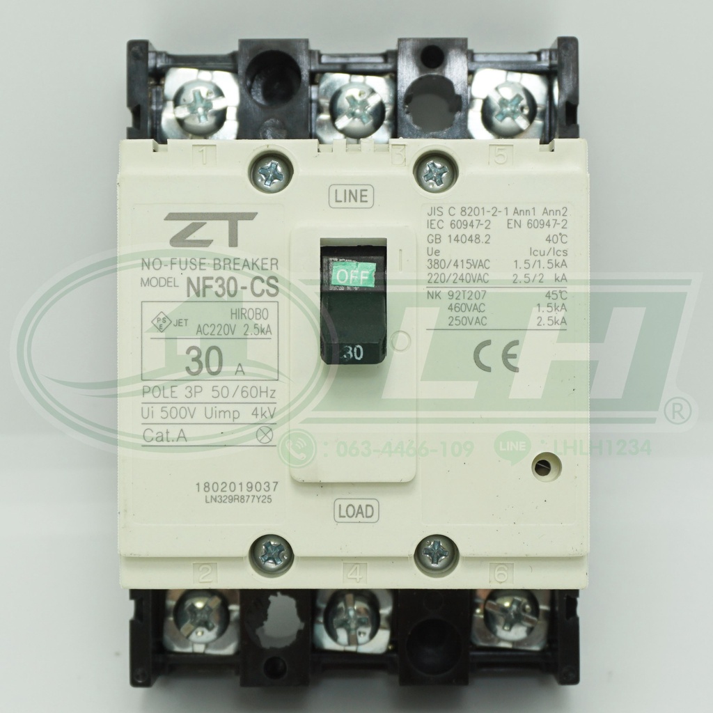 เมน เบรกเกอร์ NF-30-CS 3P 30A ZT Electric | Shopee Thailand